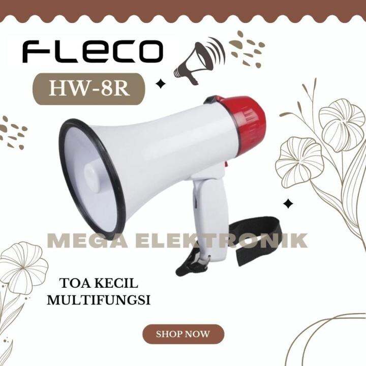Fleco HW-8R Megaphone Toa Kecil ALAT PENYIAR SUARA | Lazada Indonesia