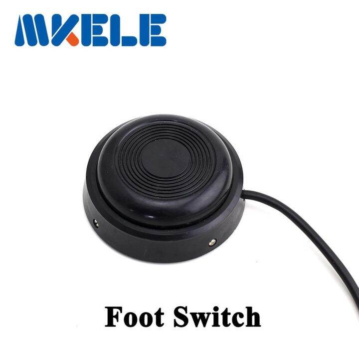 MKYDT1-8017 high accuracy on off round Foot Push Switch Two Inline Lamp ...