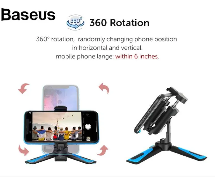 Baseus APEXEL APL-JJ08 Desktop Mini Tripod Stand Handheld Portable ...