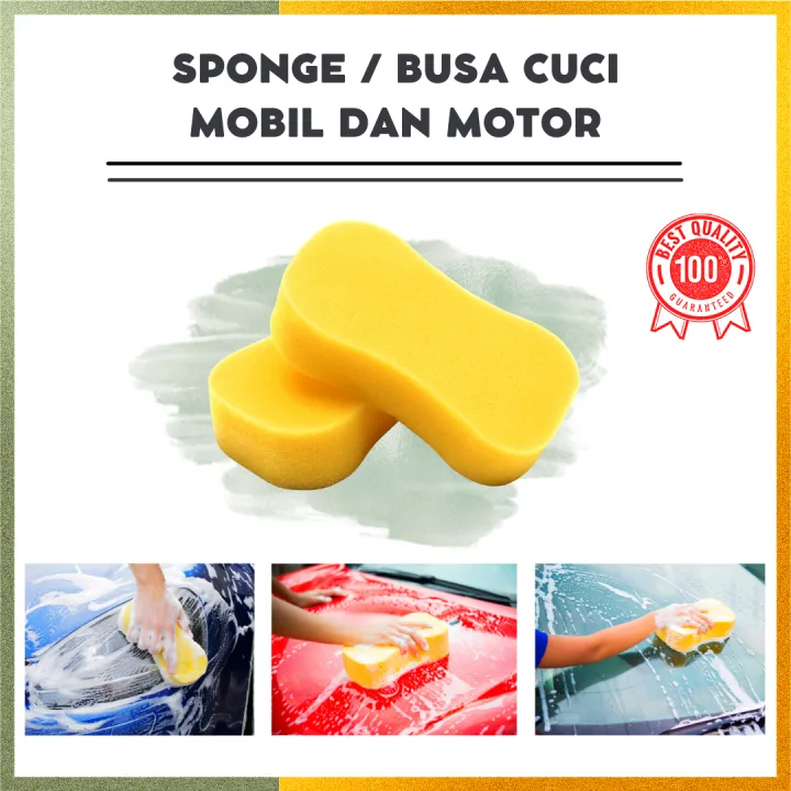 Sponge Busa MULTIFUNGSI bisa digunakan untuk Cuci Mobil Motor Piring ...