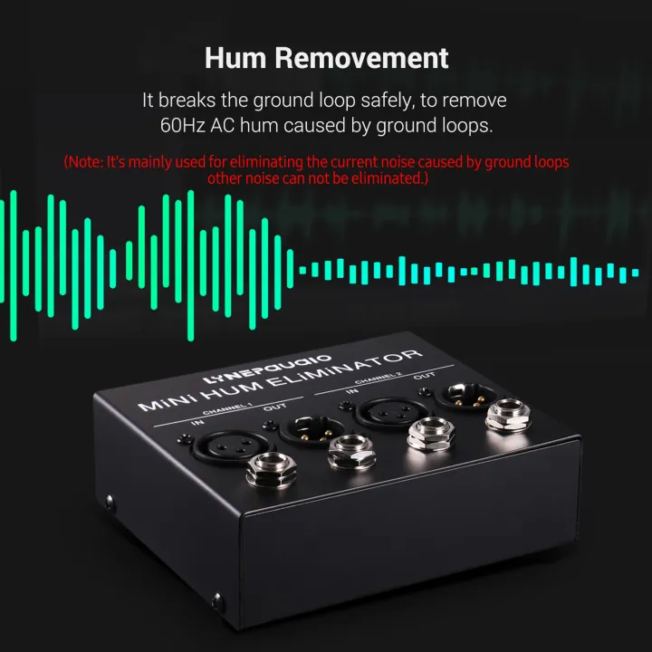 ToolHome- LYNEPAUAIO Compact Hum Eliminator Box 4 Channel Passive Buzz ...