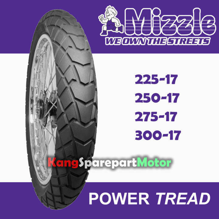 Ban MIZZLE POWER TREAD 225-17 250-17 275-17 300-17 Tube Type | Lazada ...