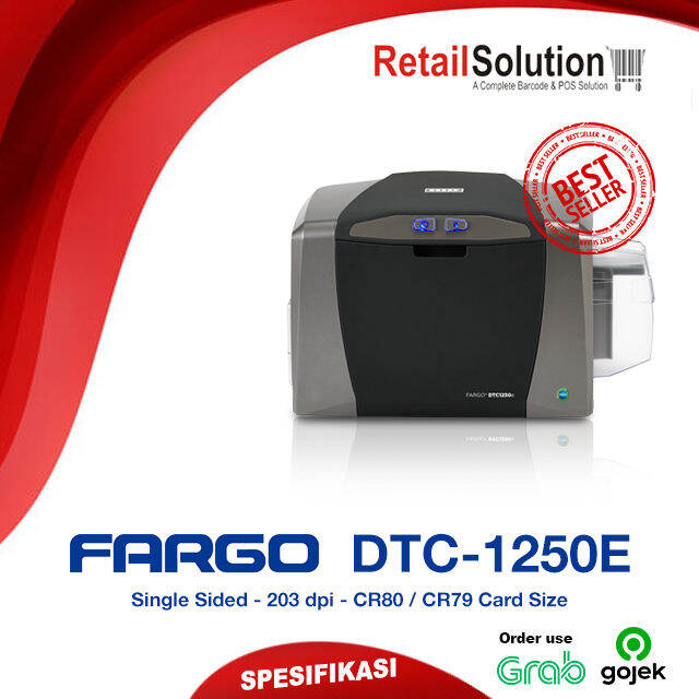 Printer ID Card - Fargo DTC1250e / DTC1250 / DTC-1250e / DTC 1250 e ...