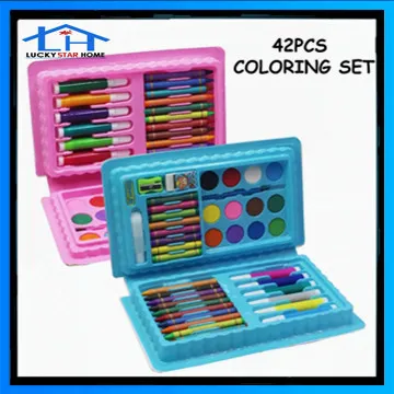 42pcs Kids Super Mega ART Coloring Set | Lazada PH