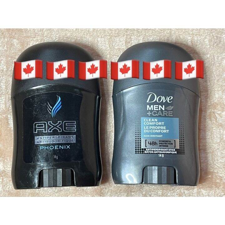 mini Dove men clean comfort AXE Phoenix Antiperspirant deodorant 14g 🇨🇦 ...