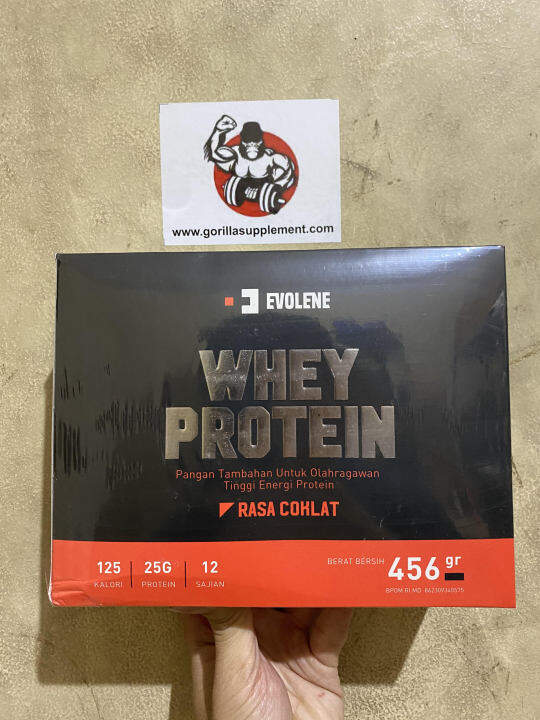 Evolene Whey / EvoWhey Protein Untuk 456 Gram (12 sachet) BPOM HALAL ...