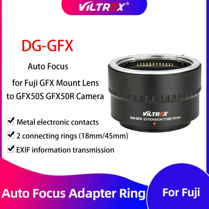 Viltrox DG-GFX 45MM Lens Auto Focus Macro Extension Tube Lens Adapter ...