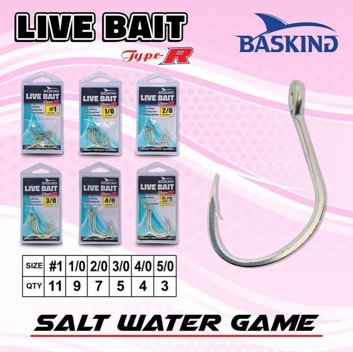 Hook Jigging Hook Live Bait Type R Kail Jigging Basking | Lazada Indonesia