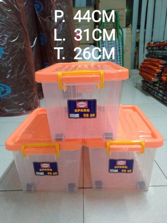 CONTAINER BOX SHINPO CB 30 LITER | box shinpo | Lazada Indonesia