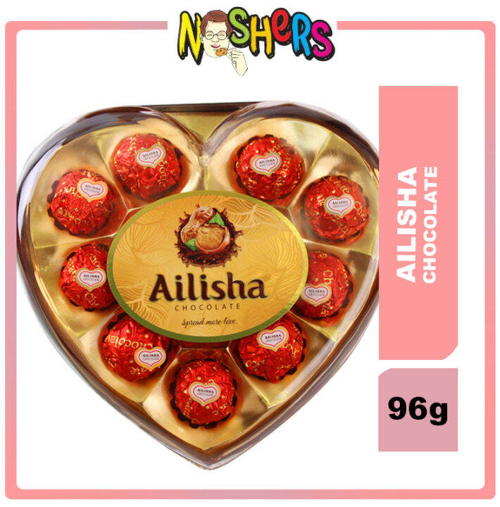 Noshers Ailisha Chocolate Wafer Ball Chocolate Milk Dark Chocolate Gift ...