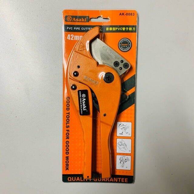 [100% ORIGINAL] ASAKI HEAVY DUTY PVC PIPE CUTTER - 42MM (AK-0083) | Lazada