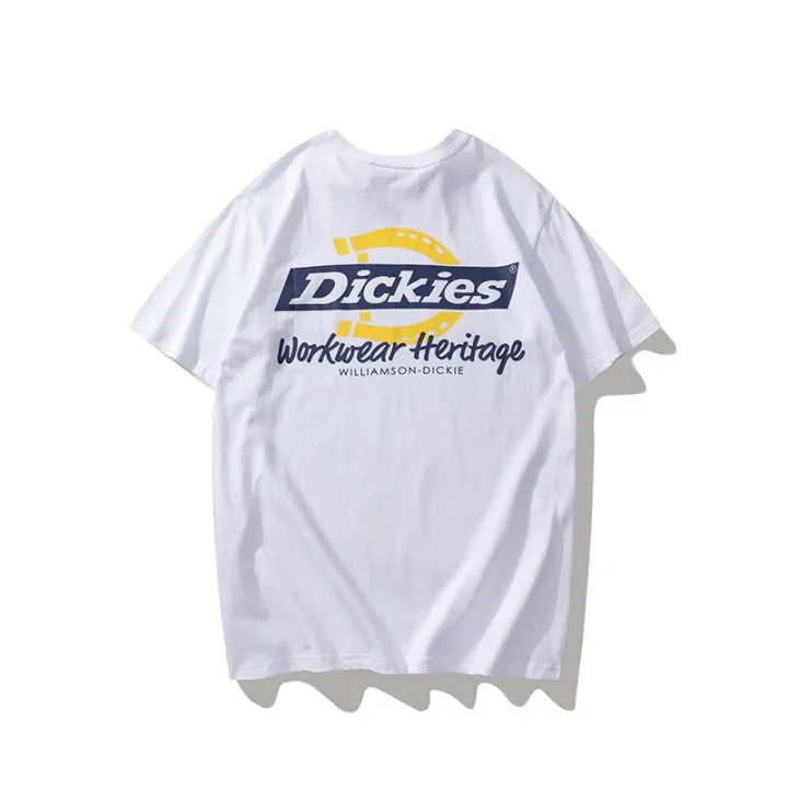 JKJK Dickies เสื้อยืดคู่รักคลาสสิกแขนสั้นสำหรับชายและหญิง,เสื้อแขนสั้น ...