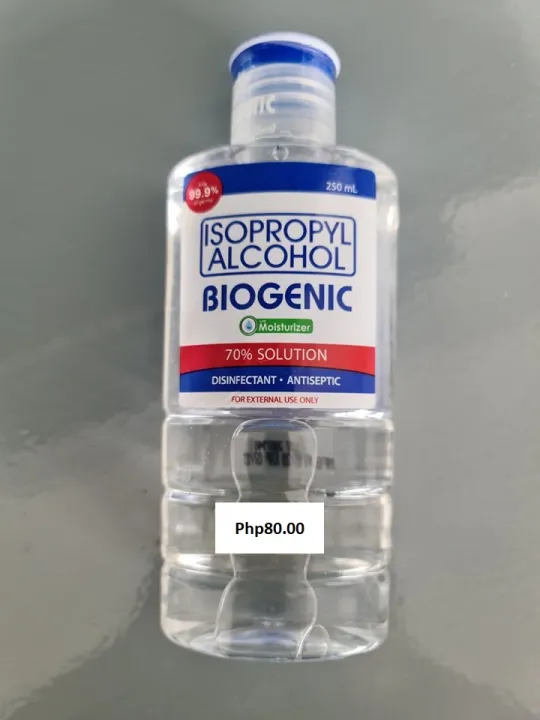 Biogenic 70% Isopropyl Alcohol 250ml | Lazada PH