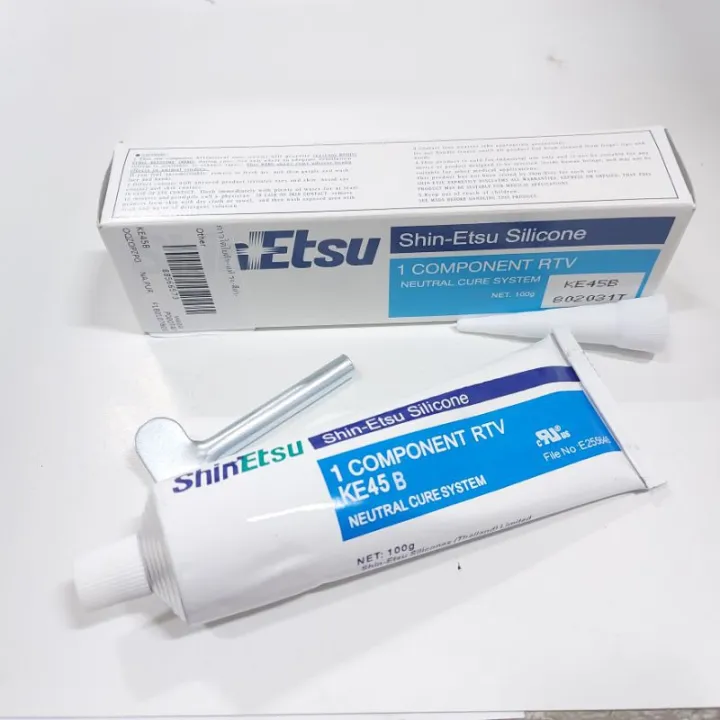 กาวดำ กาวทาปะเก็น Shin-Etsu Silicone KE45B NET 100 G | Lazada.co.th