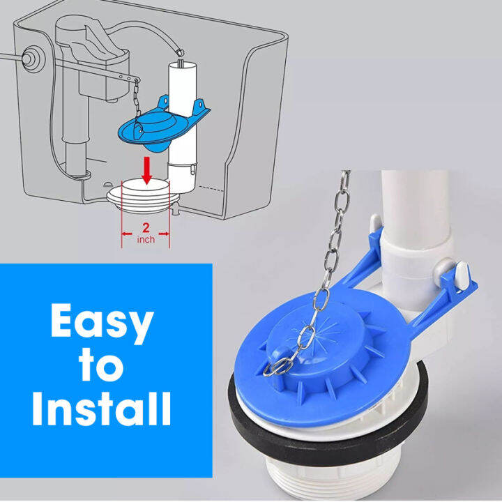 1pcs Universal Toilet Drain Valve Flush Replacement Rubber Flapper Bathroom-Tool | Lazada