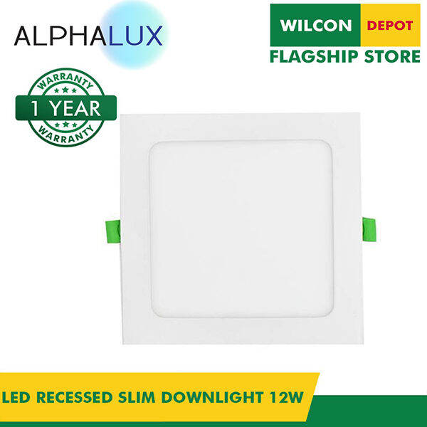 ALPHALUX 12W Daylight 6500K Led Light Slim Downlights Square RML-99 by ...