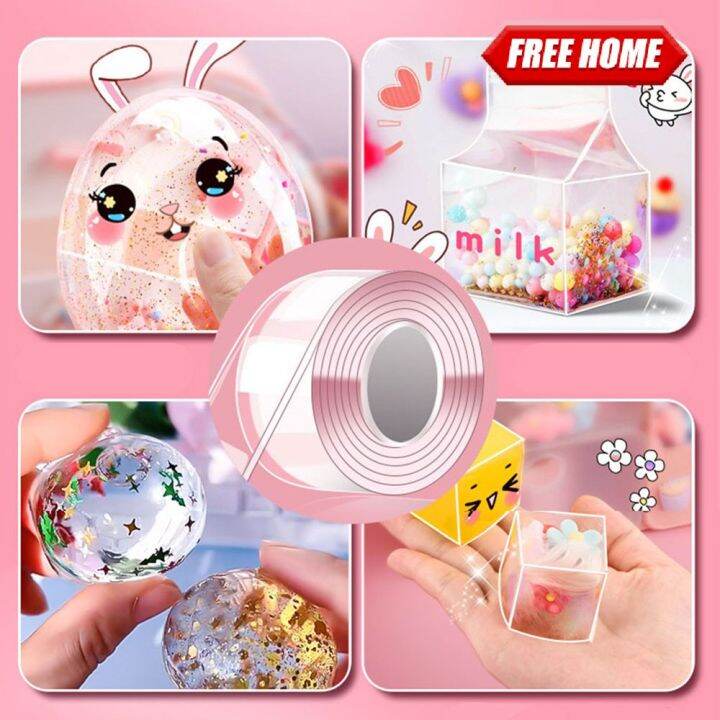 Freehome Nano Tape Nano Glue Double-sided Paste Blowing Bubble ...