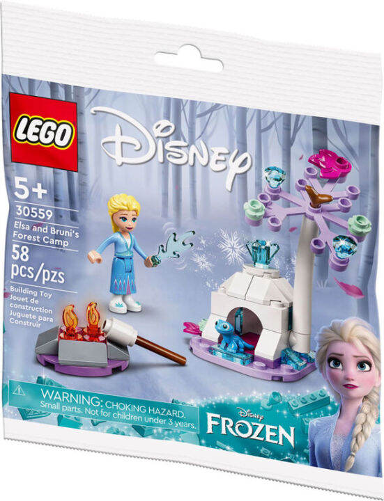Brand New Lego Disney Frozen 30559 Elsa and Bruni's Forest Camp Polybag ...