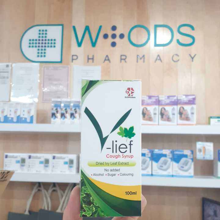 WOODS PHARMACY V-LIEF COUGH SYRUP 100ML ( EXP : 06 / 2024 ) | Lazada