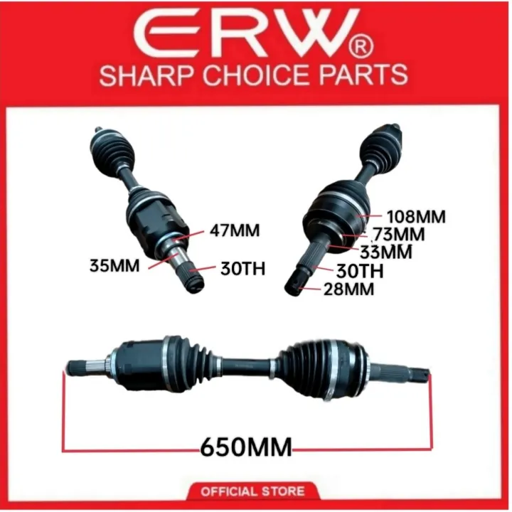 DRIVE SHAFT ASSEMBLY Replacement Part No.(43430-0K030) TOYOTA HILUX D4D ...