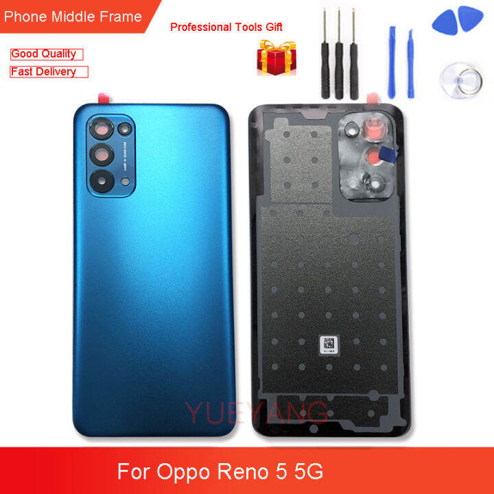 ของแท้ใหม่สำหรับ Reno5 Oppo 5G CPH2145 / Oppo Reno5 4G อะไหล่ซ่อมสำรอง ...