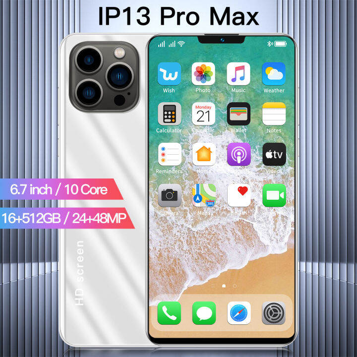 iP13 Pro Max New Mobile Phone 6.7 Inch HD All-Netcom Smartphone ...