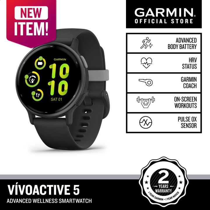 Garmin vívoactive 5 Wellness Basic GPS WiFi Smartwatch | Lazada PH