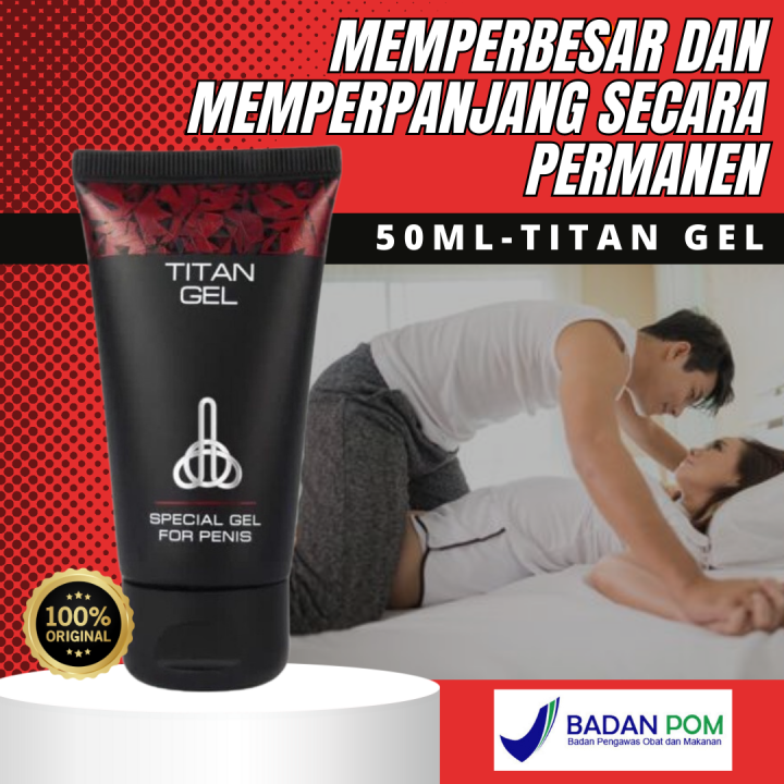 Titan Gel Pembesar Pemanjang Mr. P Dan Penambah Stamina Pelumas Jel Kesehatan Kesuburan Pria ...
