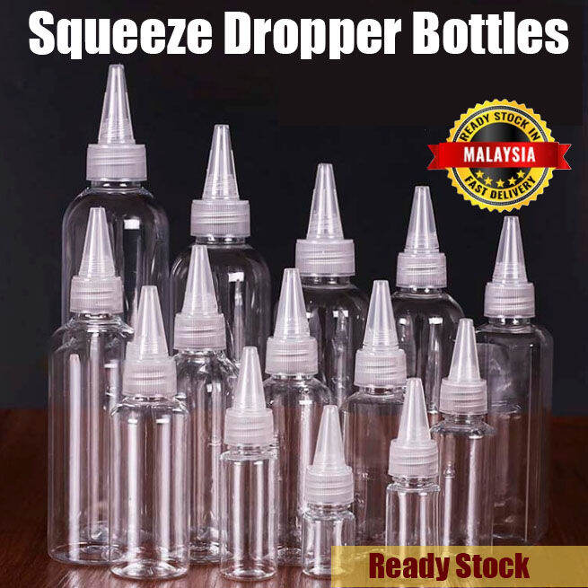 Plastic Squeeze Dropper Bottles Ink Glue Empty Container Organizer ...