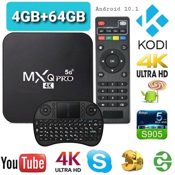 TV Box MX Pro 4GB+64GB Android 10.1 5G with mini keyboard | Lazada PH
