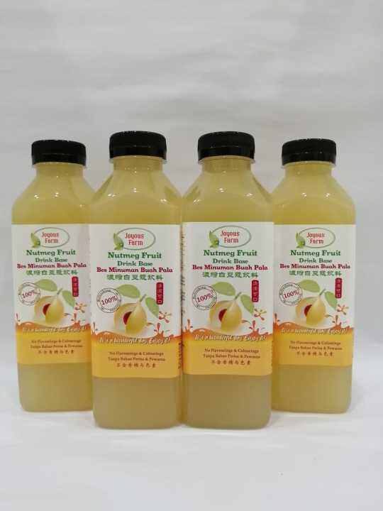 6 bottles x 500ml Nutmeg Syrup / Sirap Minuman Buah Pala (Putih) | Lazada