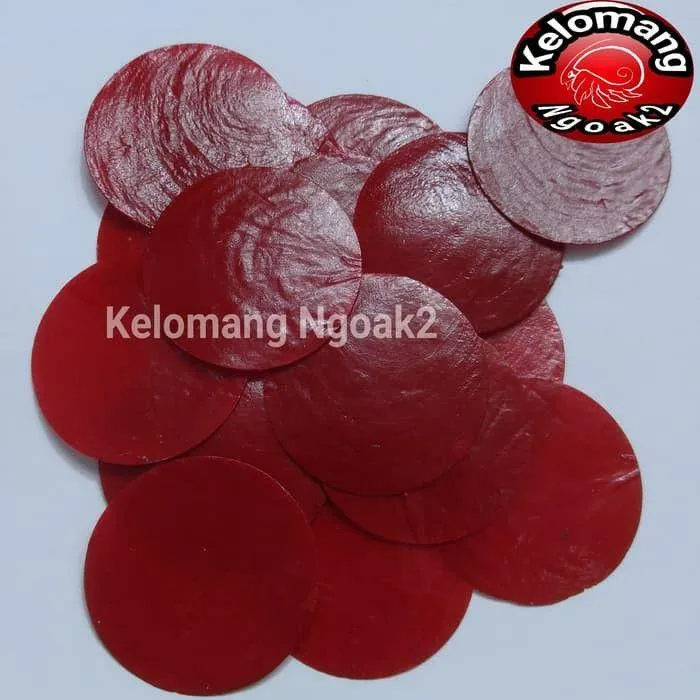 Cangkang Kerang Simping Mix Merah isi 10 pcs | Lazada Indonesia