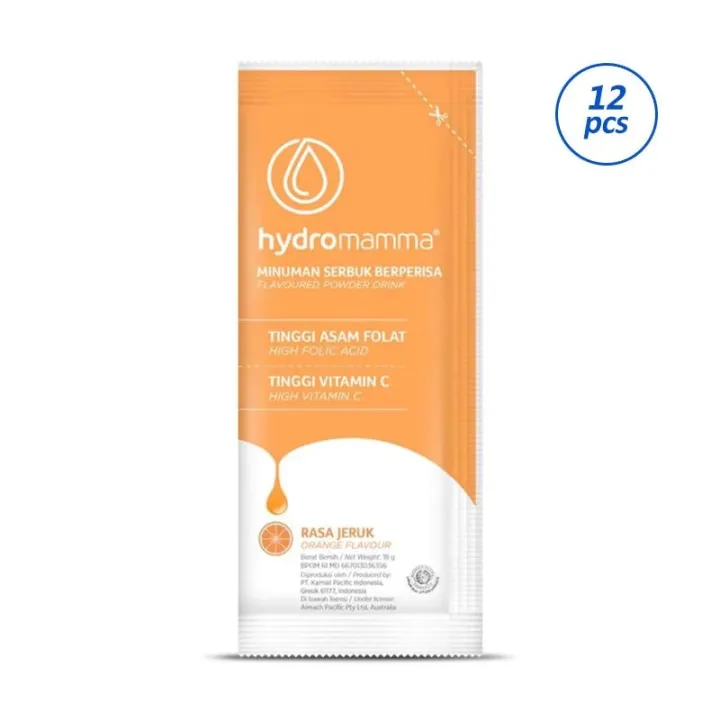 Hydromamma Rasa Orange Jeruk Minuman Nutrisi & Vitamin Ibu Hamil dan ...