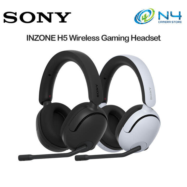 Sony INZONE H5 WH-G500 Wireless Gaming Headset, 360 Spatial Sound, Works with PC, PS5, 2.4Ghz ...