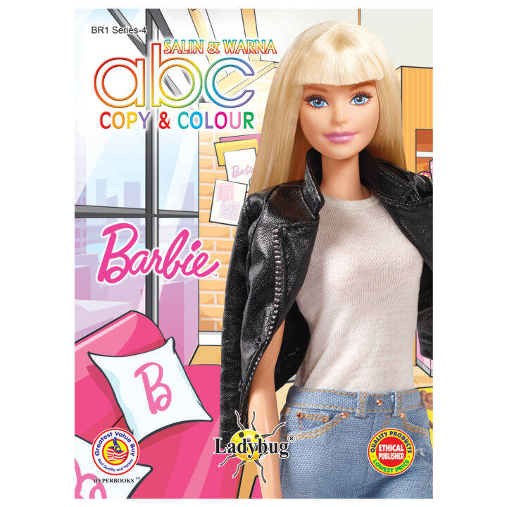 Barbie Abc Copy & Colour 16 Pages B5 Size BR1 SERIES 4 | Lazada