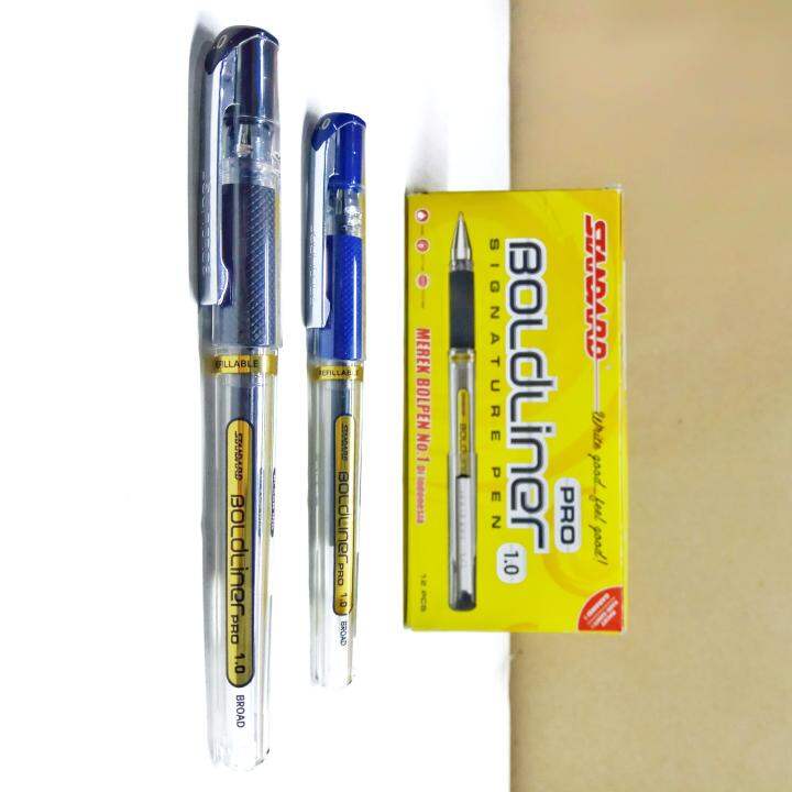 Sign Pen Standard Boldliner Pro 1.0 mm (broad) Refillable | Lazada ...