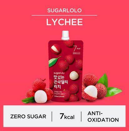Sugarlolo Konjac Lychee Jelly - 10 packs X 150ml (Diet / Zero Sugar ...
