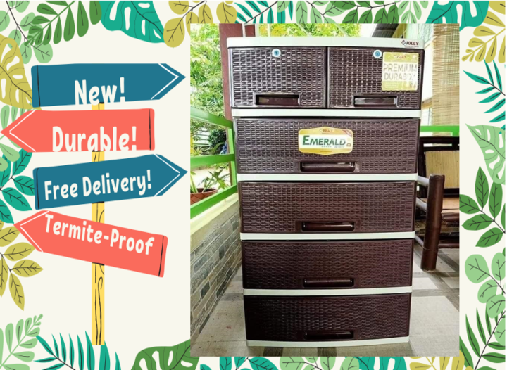 JOLLY - EMERALD DRAWER 5 LAYER ( FREE DELIVERY WITHIN METRO MANILA ONLY ...