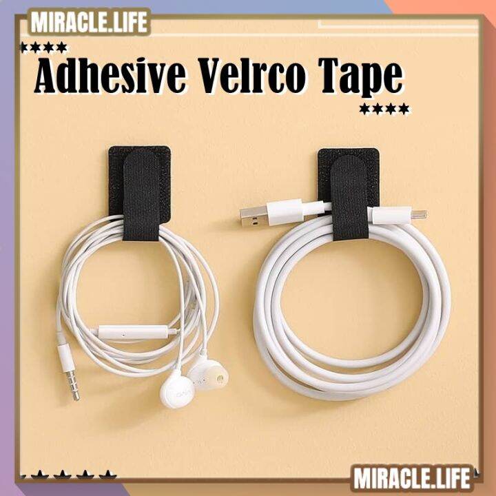 (1 pcs) Velcro Tape Cable Winder Cable Organizer Magic Sticker Adhesive ...
