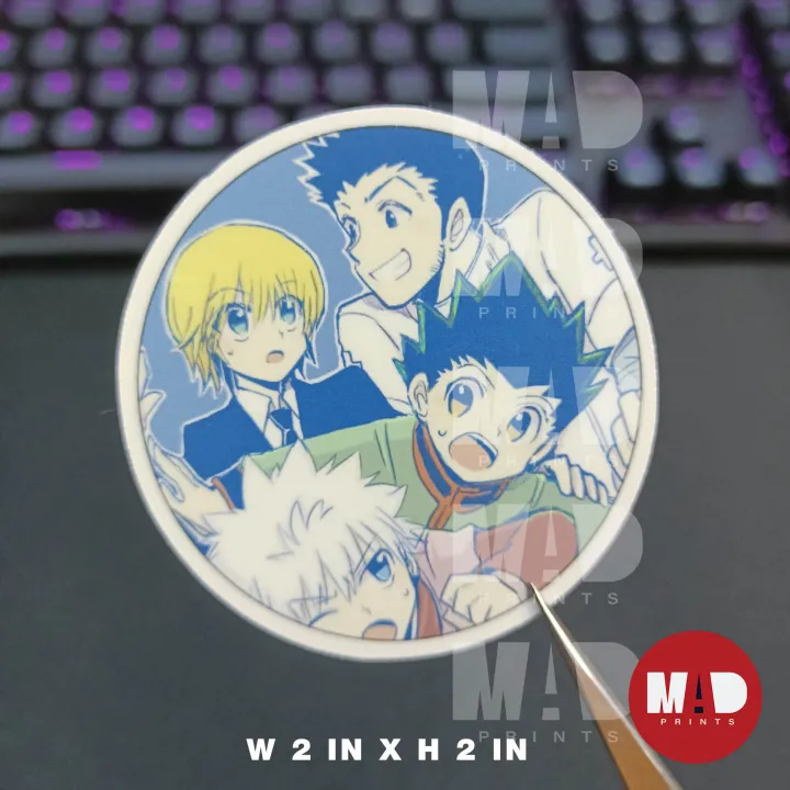 Hunter x Hunter - Gon Killua Kurapika Leorio Vinyl Waterproof Laminated ...