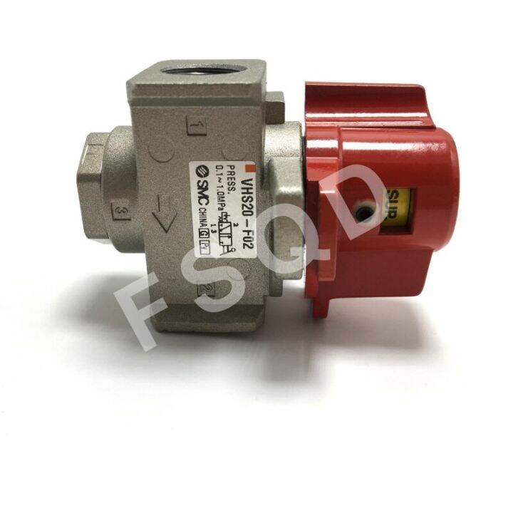 VHS3000-02 VHS20-02 VHS20-F02 SMC Pressure Relief 3 Port Valve with Locking Holes VHS series ...
