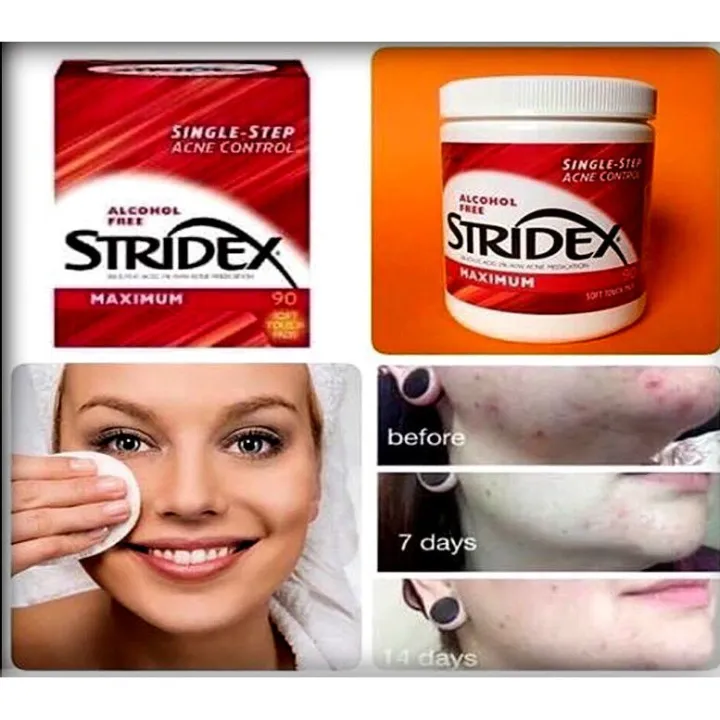 Stridex Single-Step Acne Control Maximum Alcohol FreecOq | Lazada PH