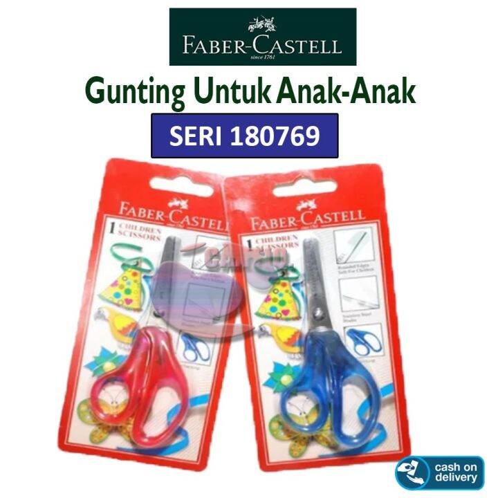 Faber Castell Gunting Anak Anak SERI 180769 Kid Scissors Children ...