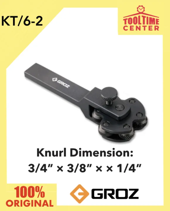 Groz Revolving Head Knurling Tool Holder Model: KT/6-2 & KT/6-3 | Lazada PH