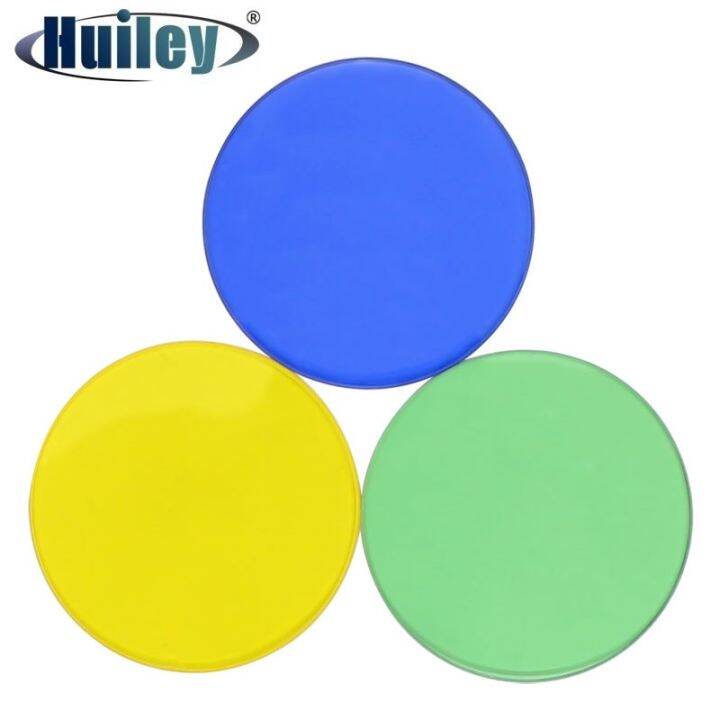 1 Piece 45mm Microscope Filter Green Blue Yellow Transparent Optical ...