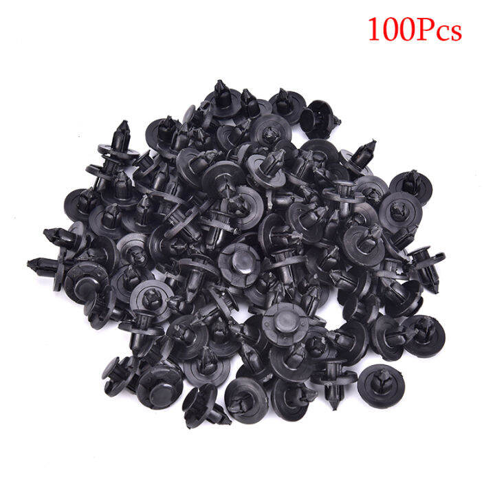 Uniko PERNG TEHE Jettingbuy 100Pcs 8mm Plastic Rivet Fastener Mud Flaps ...