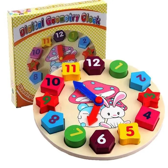 Shape Sorter Clock Toy Digital Geometry Clock | Lazada PH