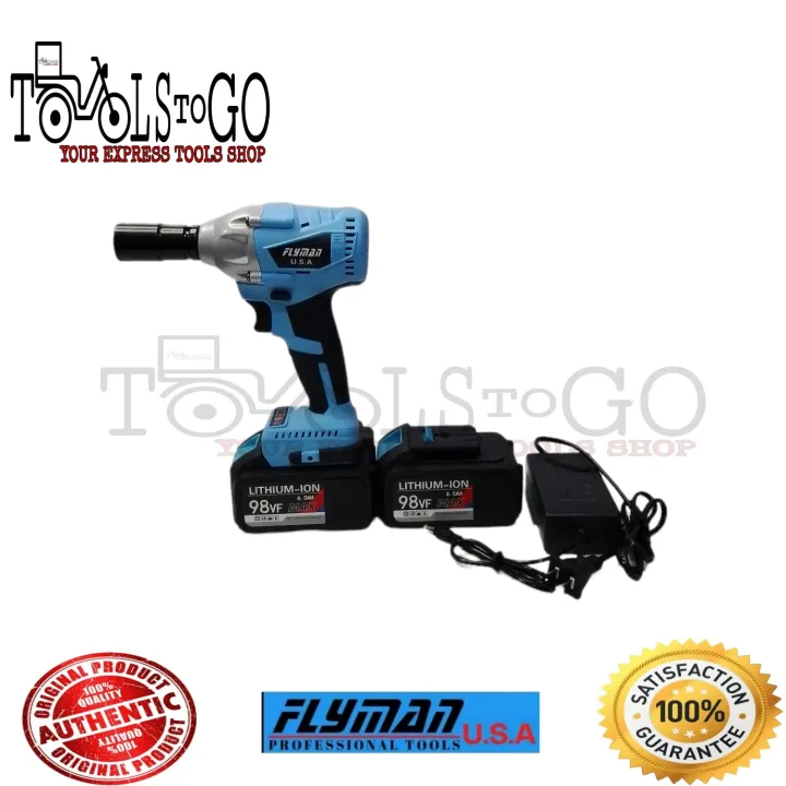 FLYMAN USA 98V CORDLESS IMPACT WRENCH | Lazada PH