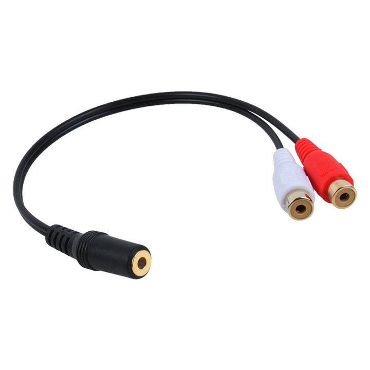 Gold Plated 3.5mm Jack Female to 2 Female Jacks Stereo Adapter Audio ...