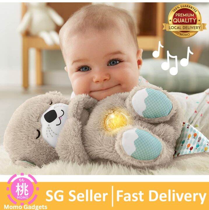 Fisher Price Sound Machine Soothe 'N Snuggle Otter Portable Plush Baby ...
